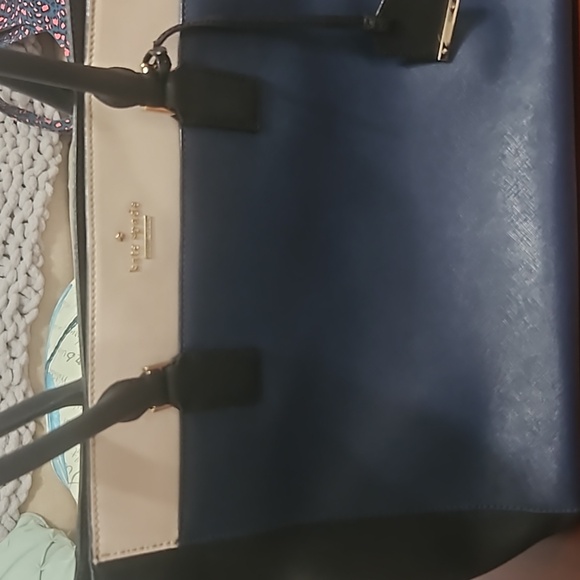 kate spade | Bags | Kate Spade Large Tote Bag Blue | Poshmark
